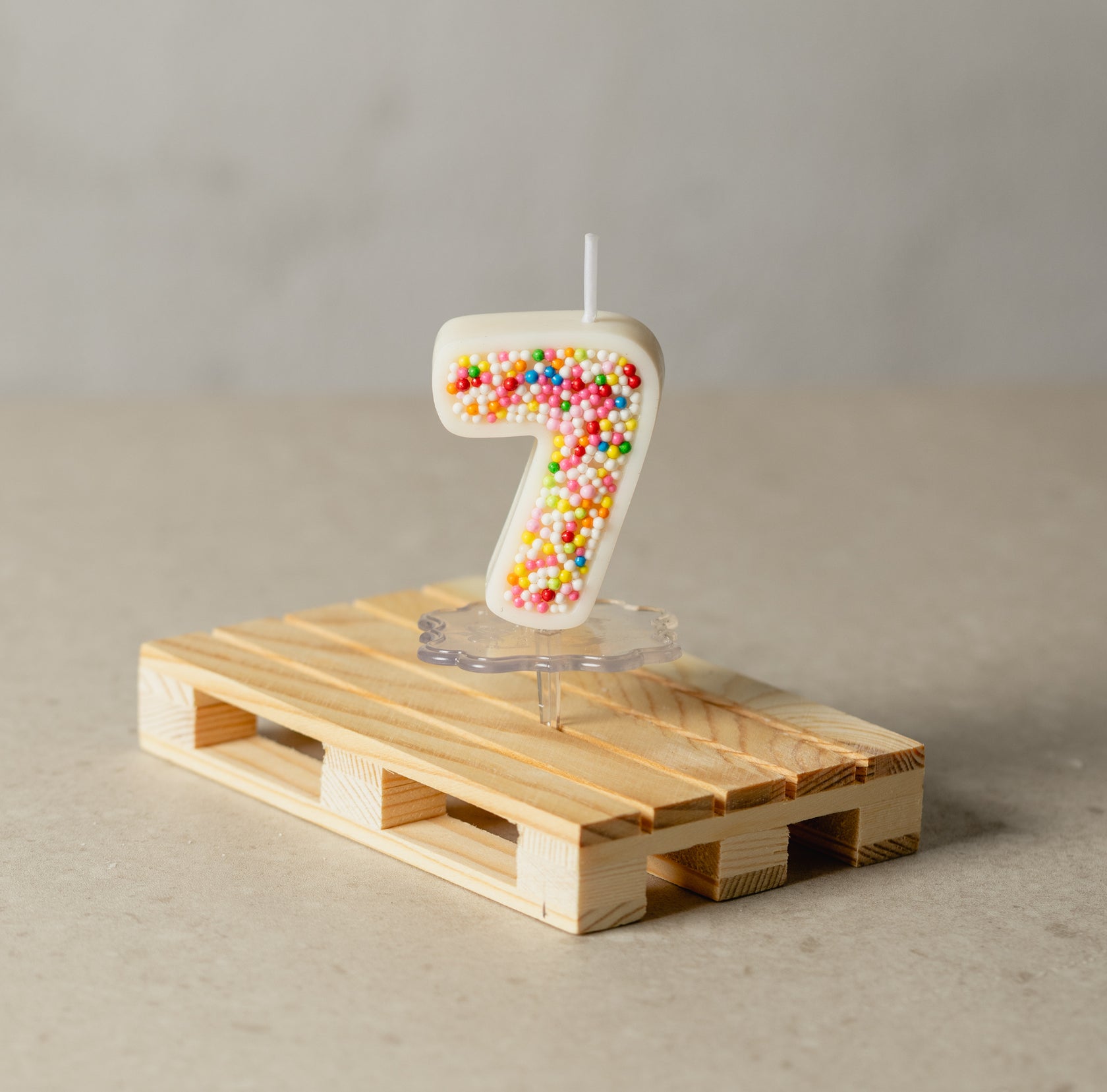 Colorful Sprinkle Candy Embedded Birthday Number Candle – Southlake gifts