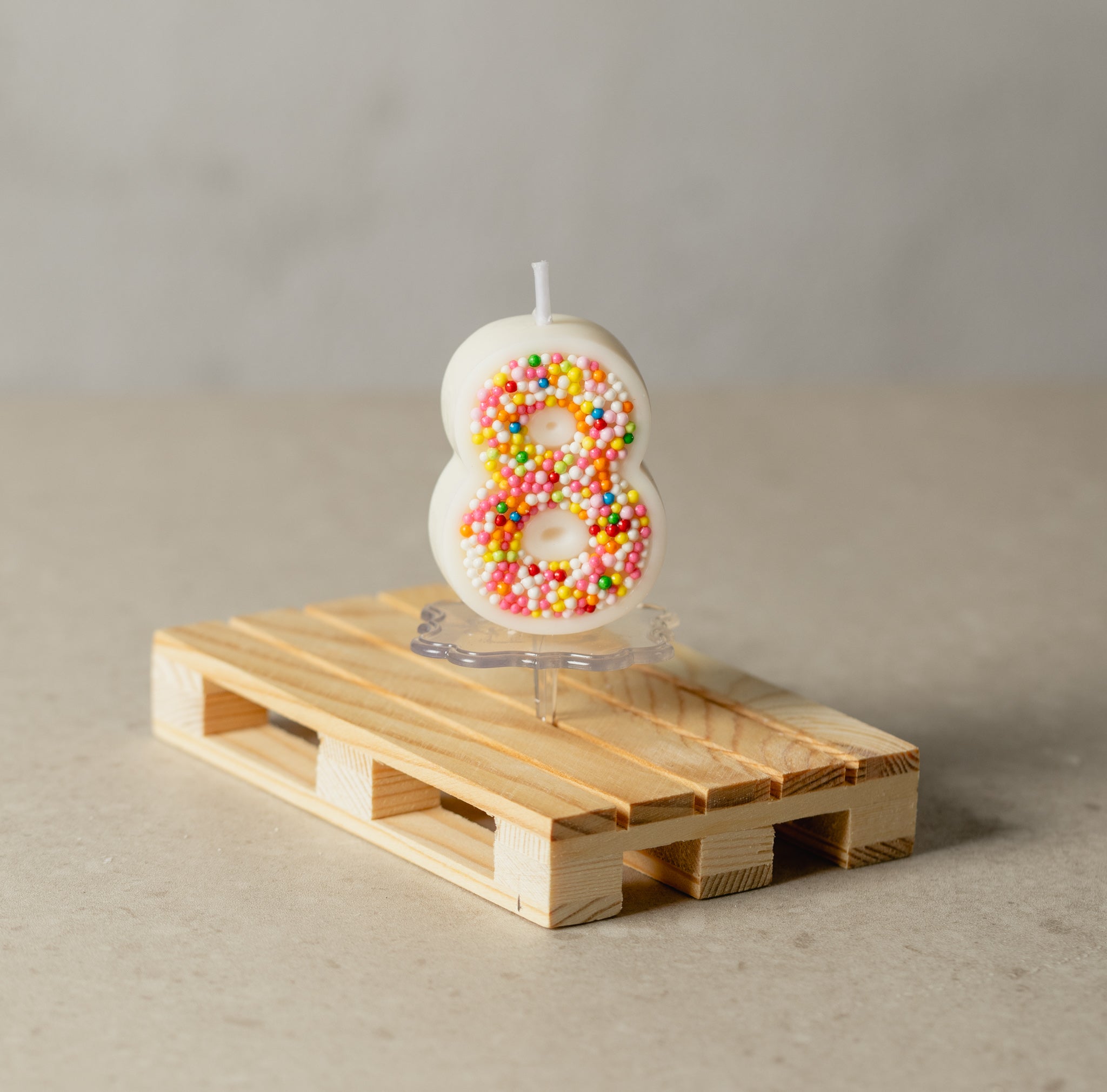 Colorful Sprinkle Candy Embedded Birthday Number Candle – Southlake gifts